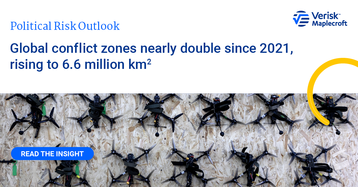 Global conflict zones nearly double since 2021, rising to 6.6 million ...