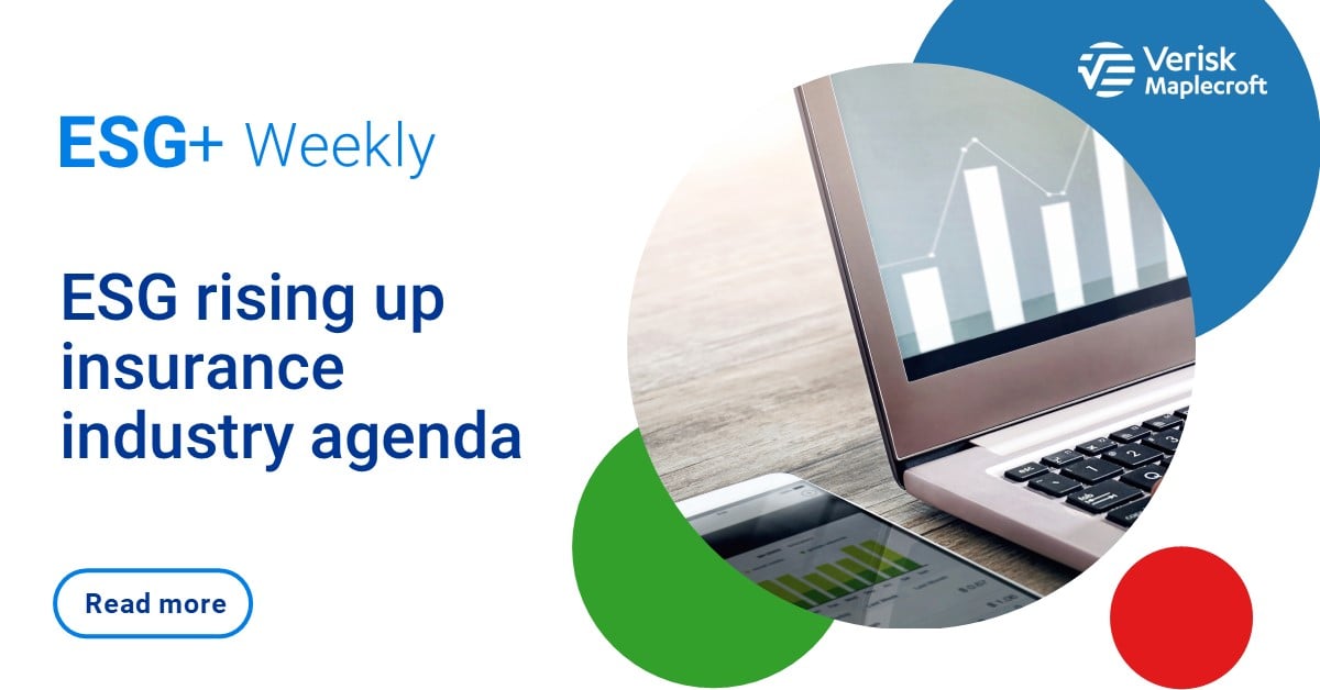 ESG Rising Up Insurance Industry Agenda | Maplecroft